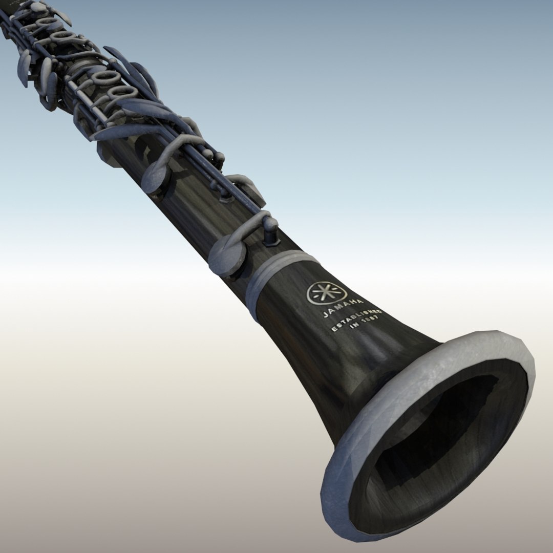 3d Model Yamaha Clarinet