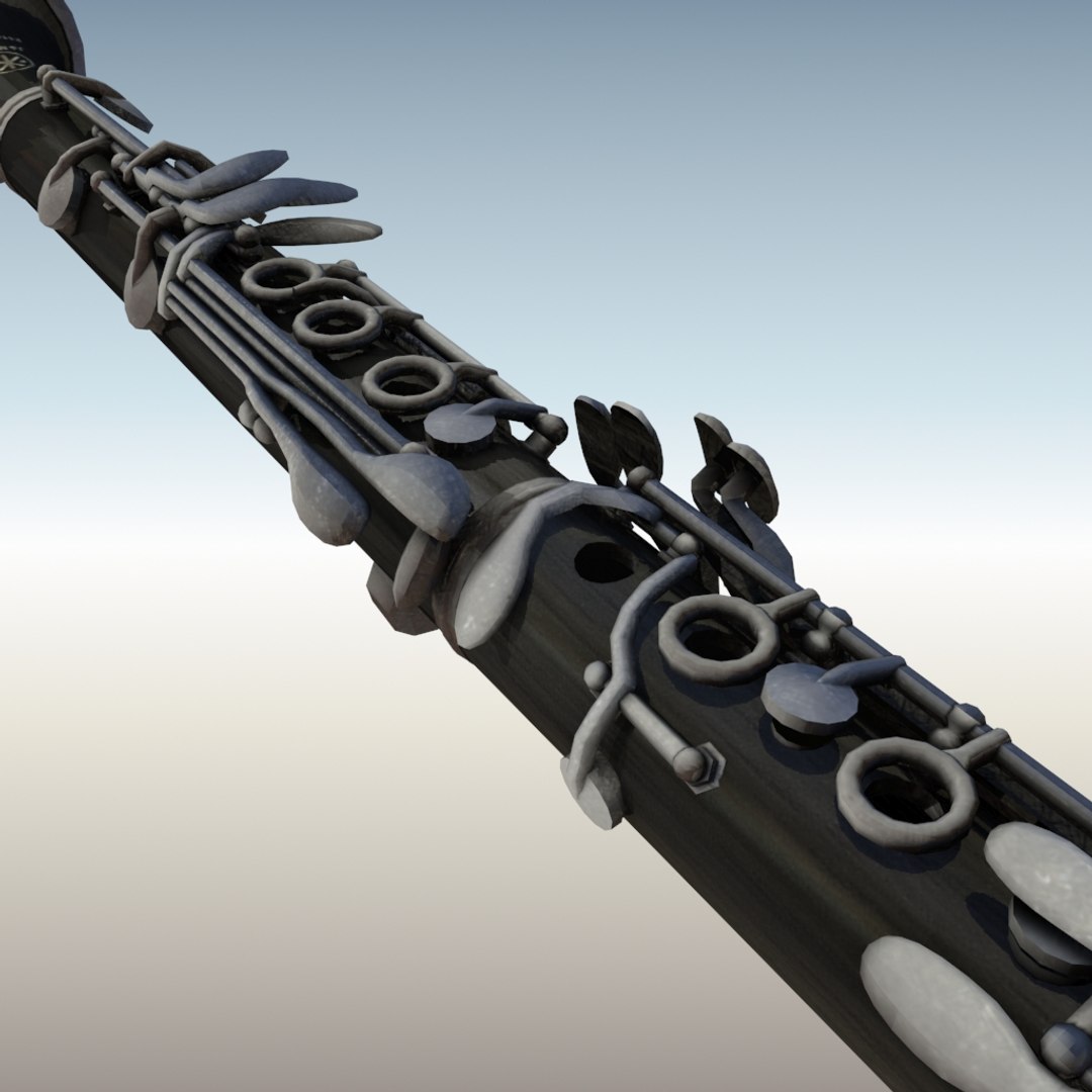 3d Model Yamaha Clarinet