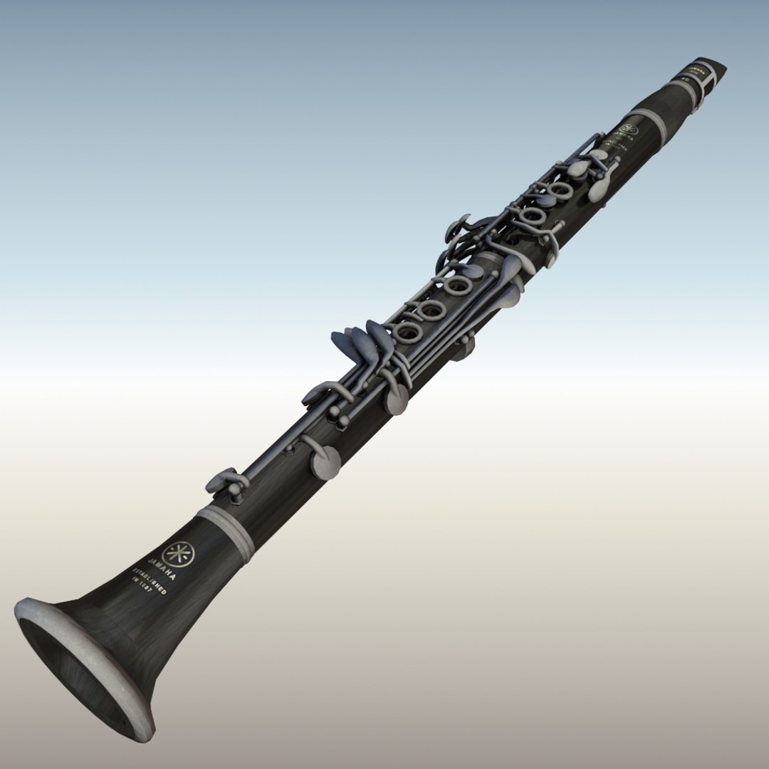 3d Model Yamaha Clarinet