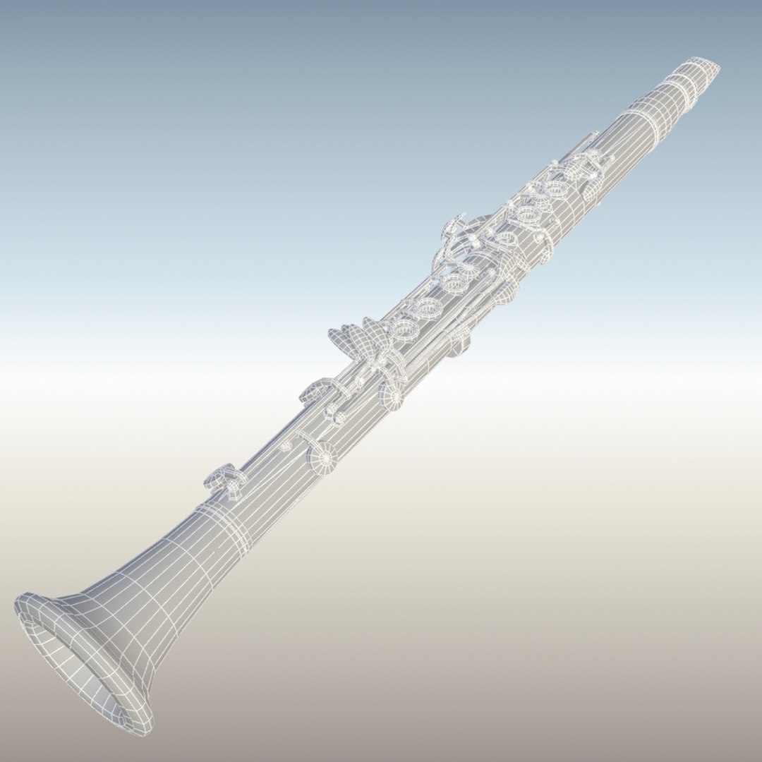 3d Model Yamaha Clarinet