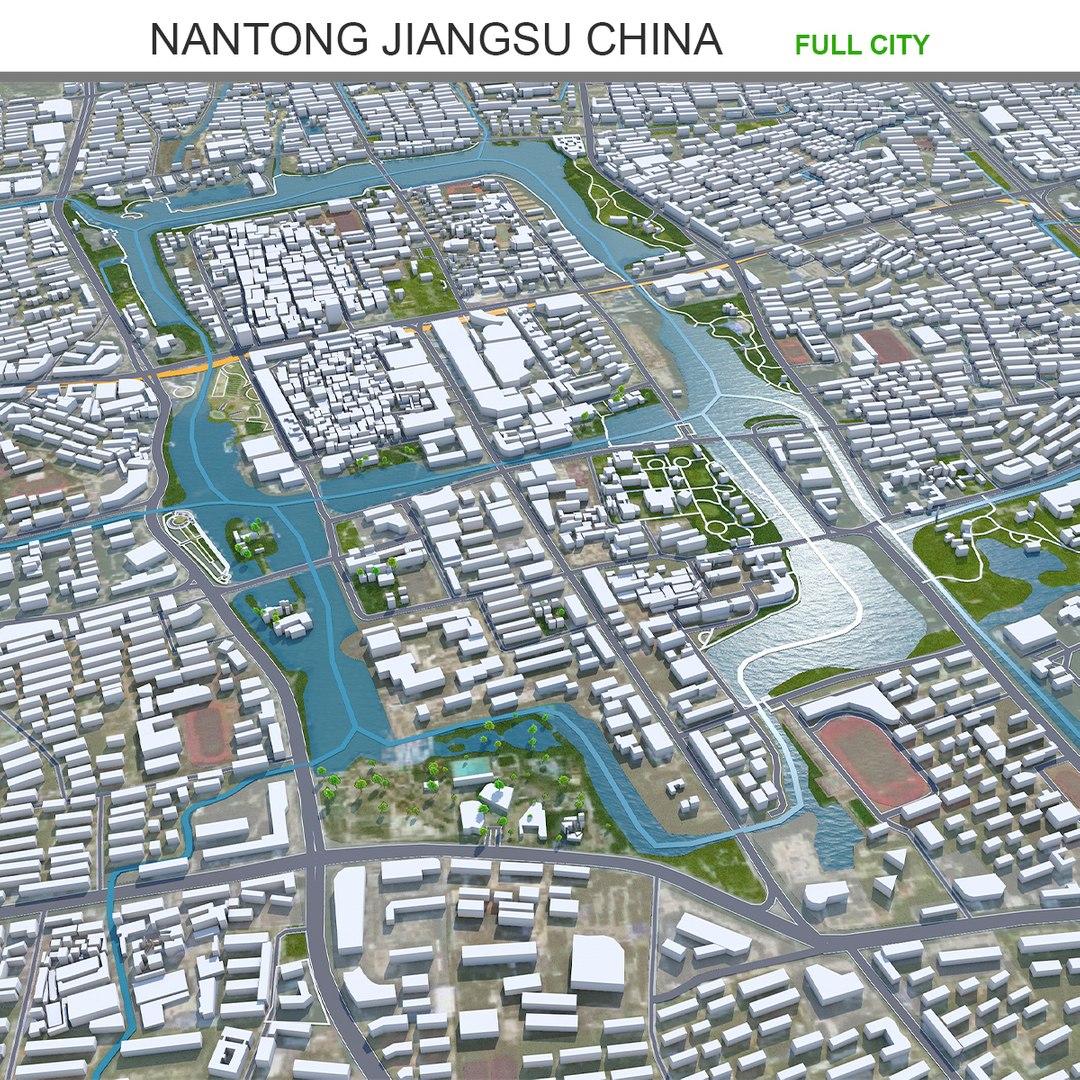 Nantong Jiangsu China 3D Model - TurboSquid 2114077