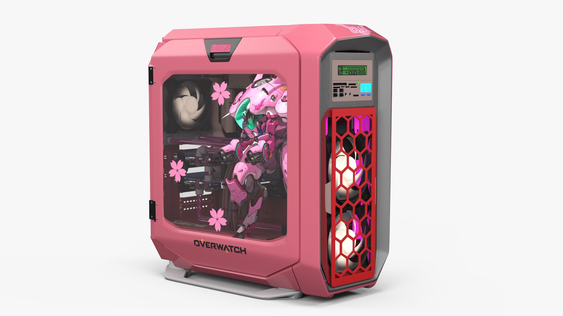 Overwatch Case Modding Gaming PC Pink 3D Model - TurboSquid 2265715