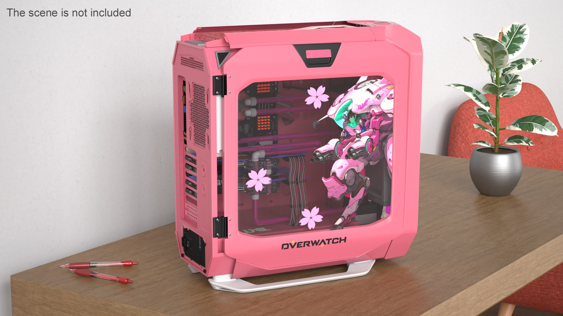 Overwatch Case Modding Gaming PC Pink 3D Model - TurboSquid 2265715