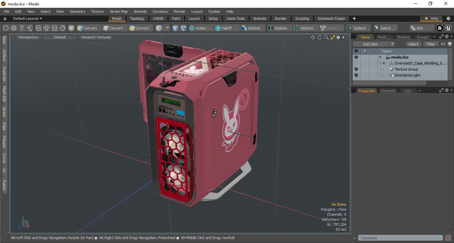Overwatch Case Modding Gaming PC Pink 3D Model - TurboSquid 2265715