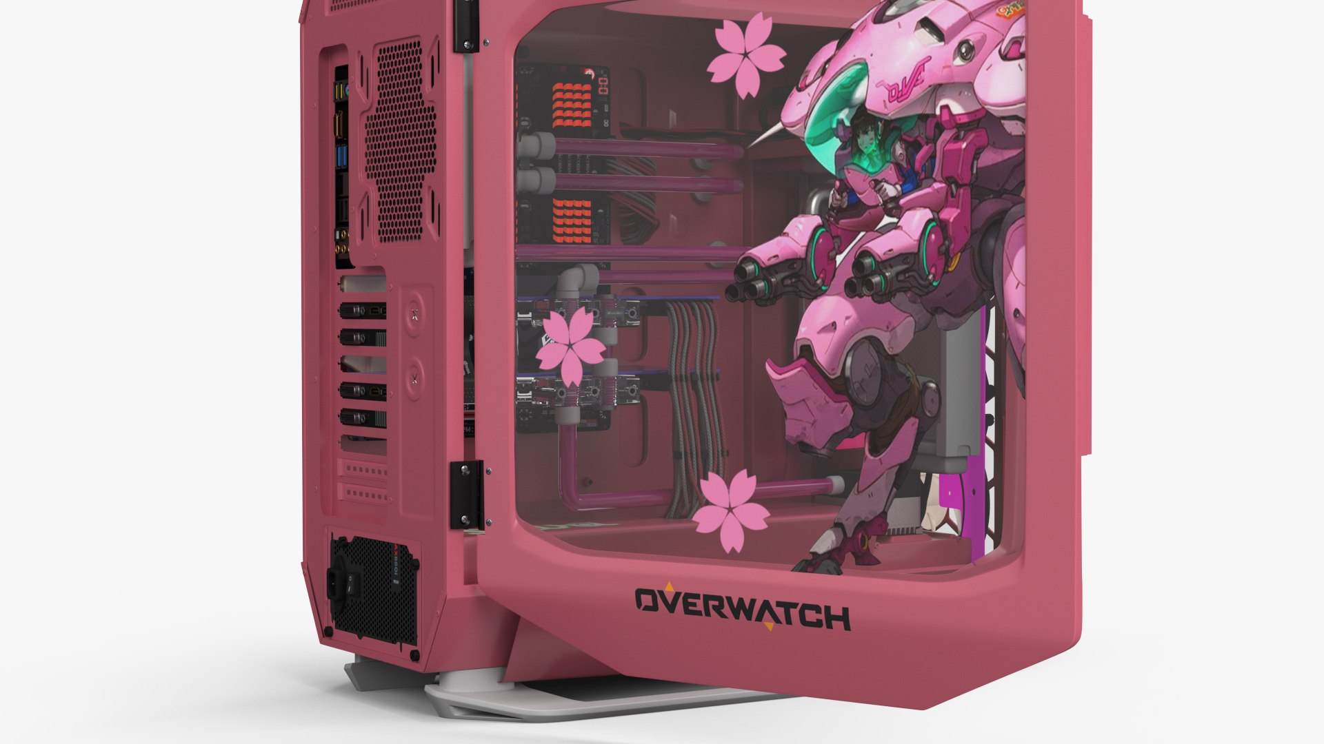 Overwatch Case Modding Gaming PC Pink 3D Model - TurboSquid 2265715