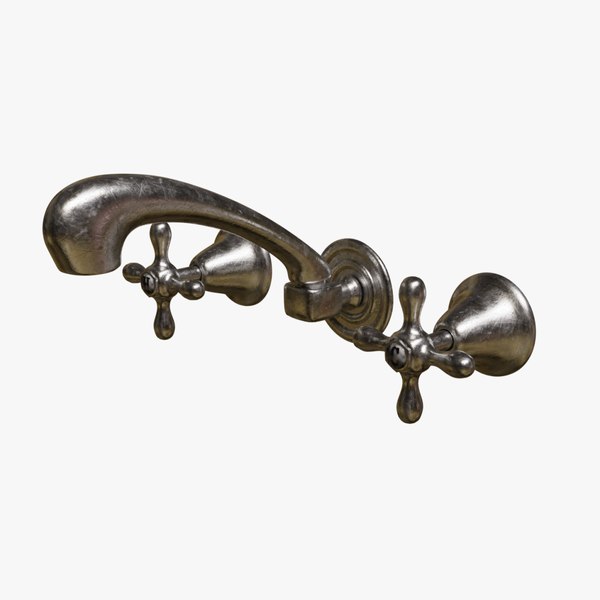 3D retro kitchen tap model - TurboSquid 1623832