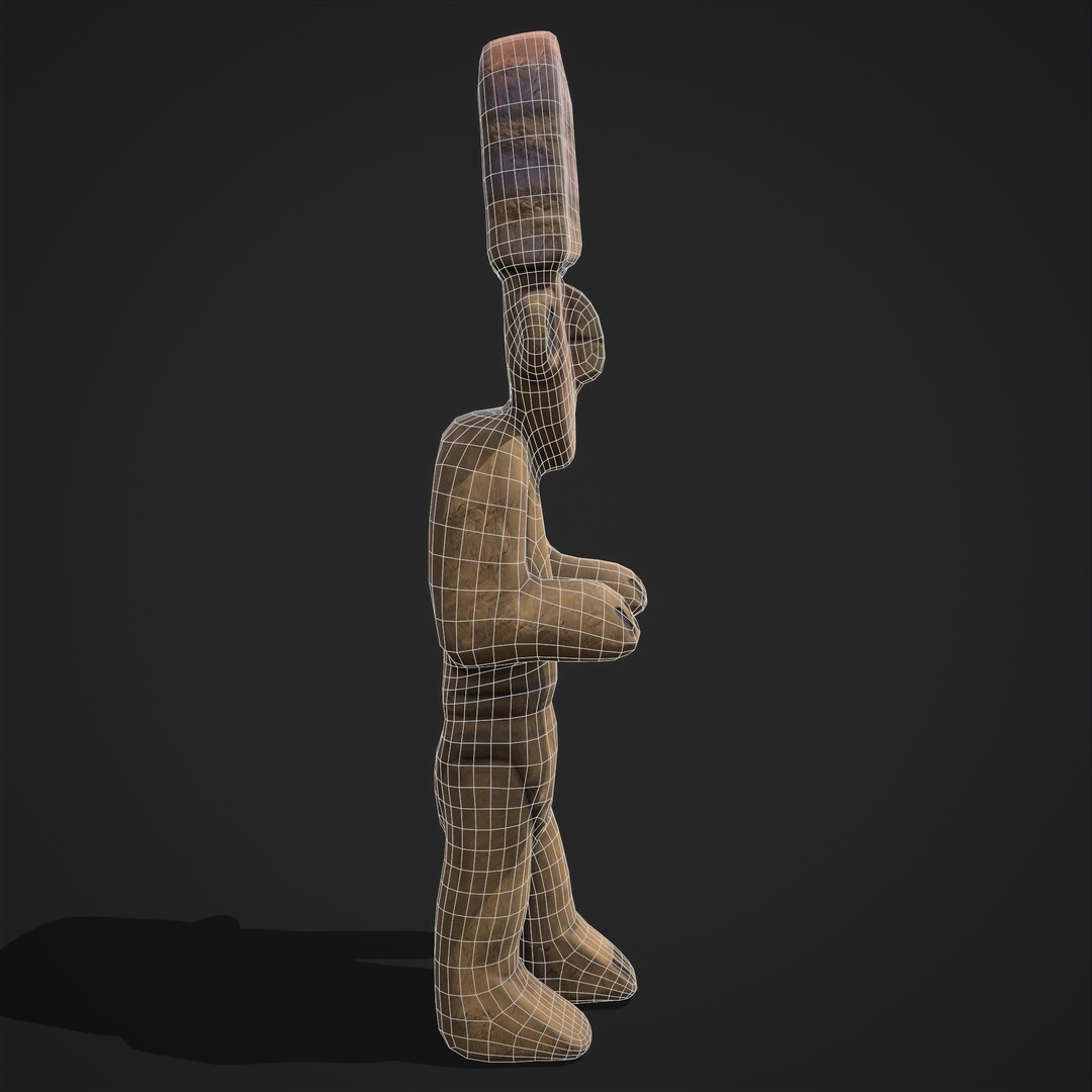3D Ancient Figure Statue - TurboSquid 1813710