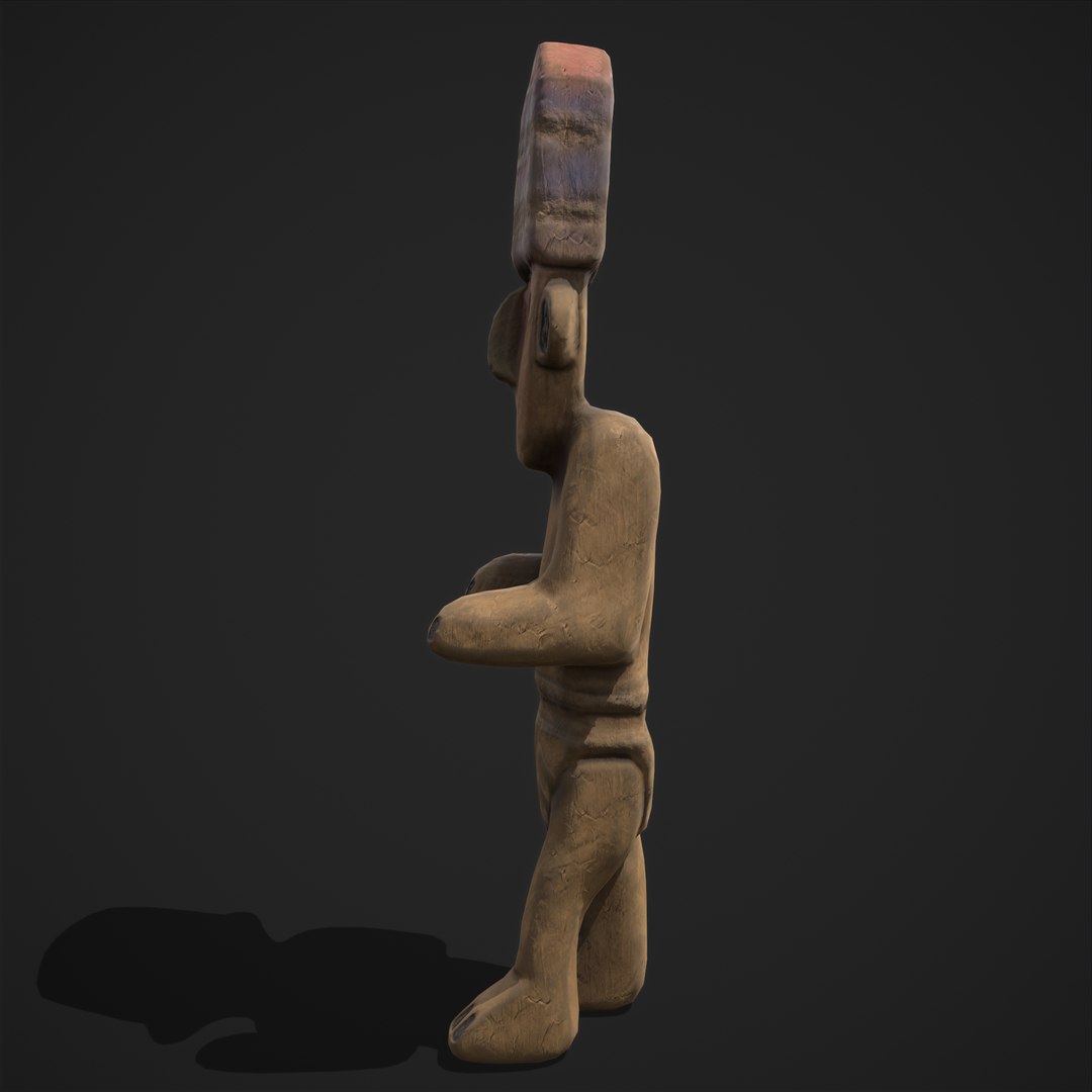3D Ancient Figure Statue - TurboSquid 1813710