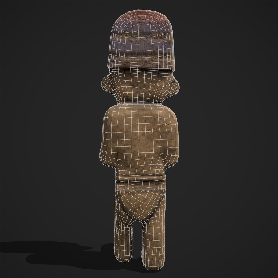3D Ancient Figure Statue - TurboSquid 1813710