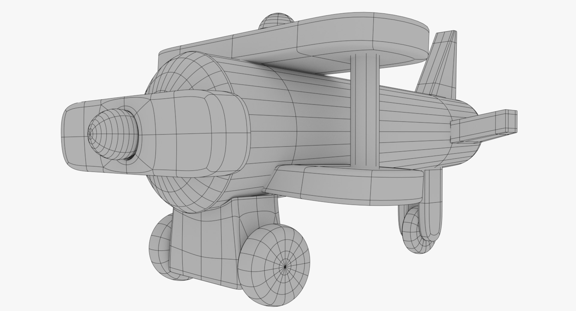 Toy Airplane 3d Obj