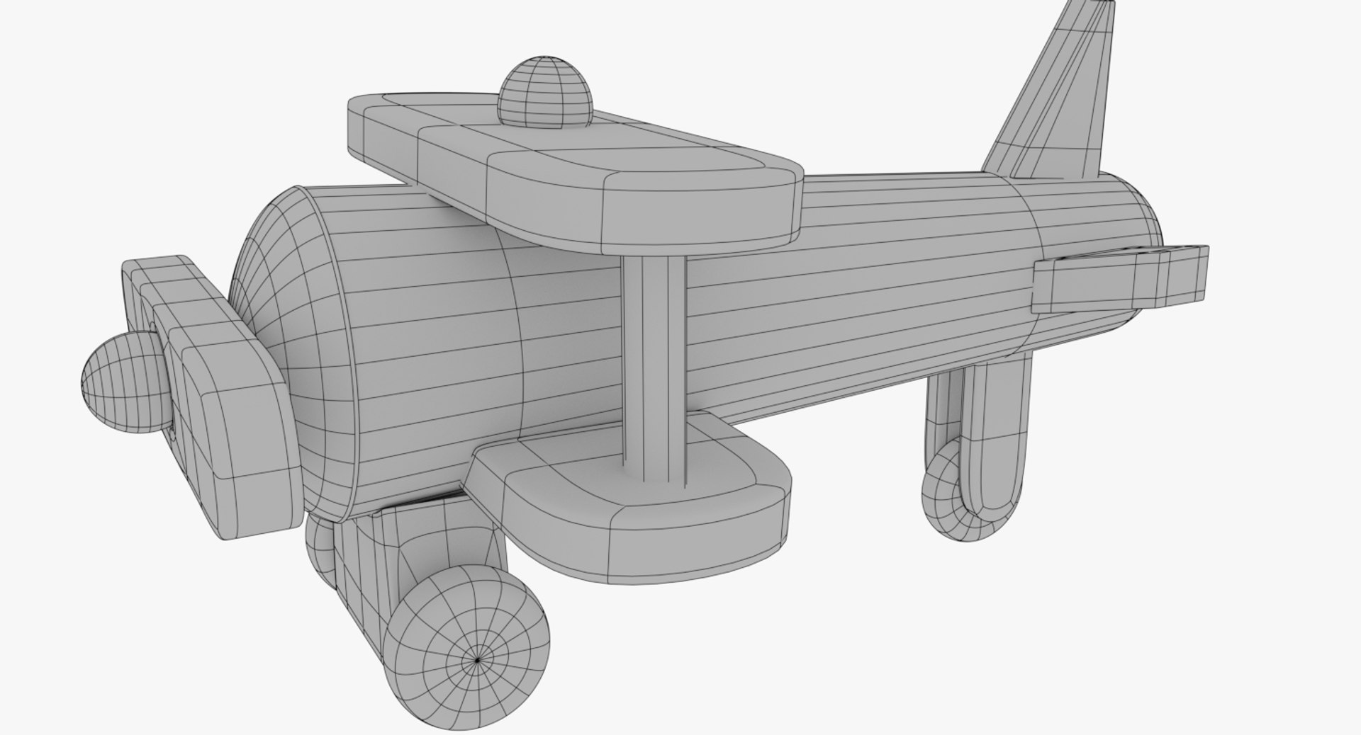 Toy Airplane 3d Obj