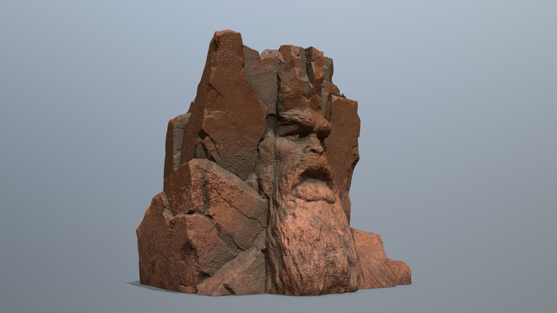 Mountain Face 3D Model - TurboSquid 2218154