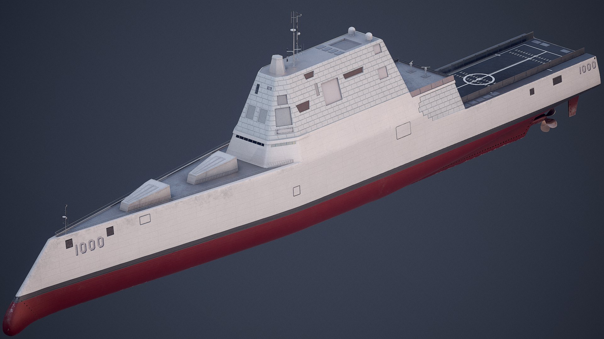 Zumwalt Uss Class 3D Model - TurboSquid 1523608