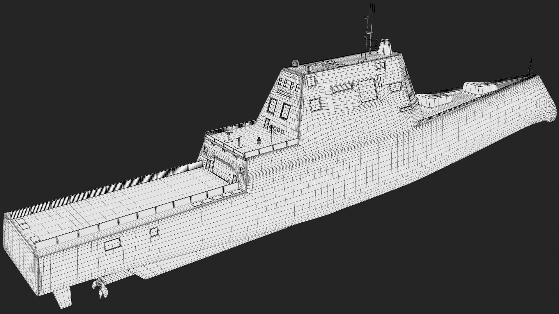Zumwalt Uss Class 3D Model - TurboSquid 1523608