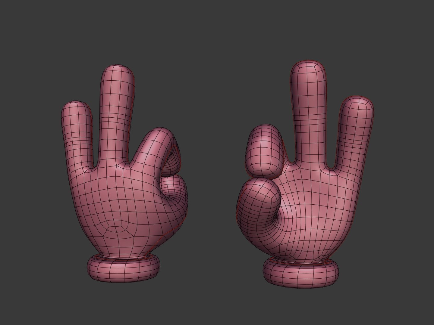 Cartoon Hand 3D Model - TurboSquid 1415337