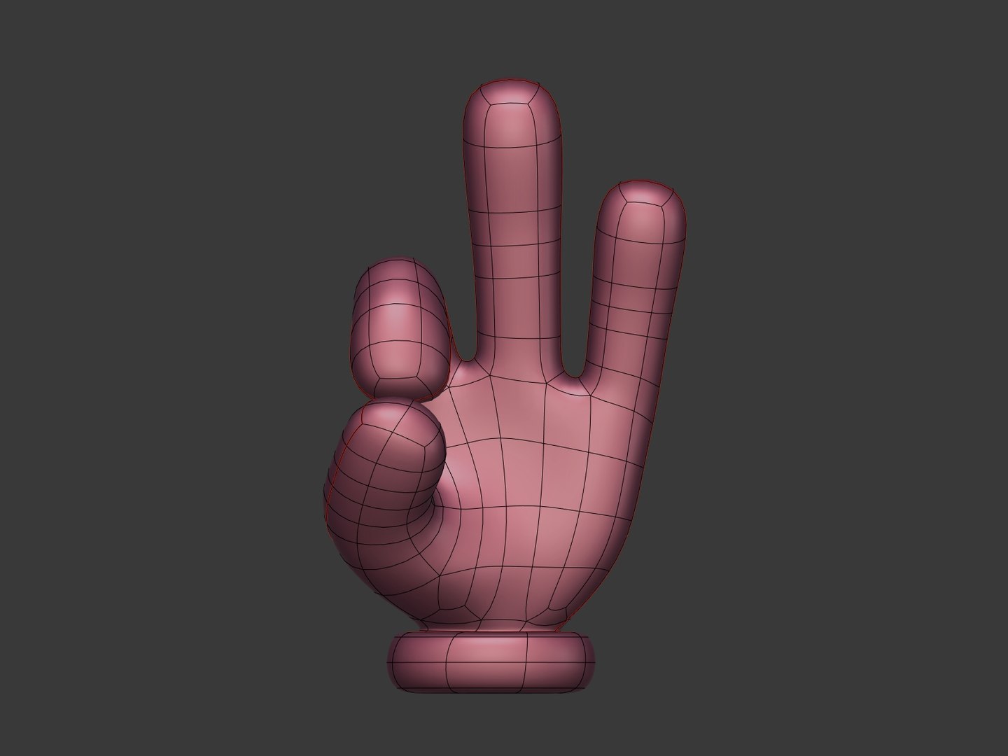 Cartoon Hand 3D Model - TurboSquid 1415337