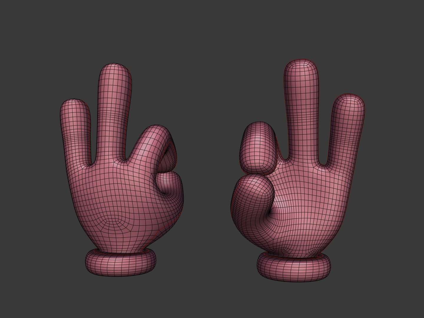 Cartoon Hand 3D Model - TurboSquid 1415337