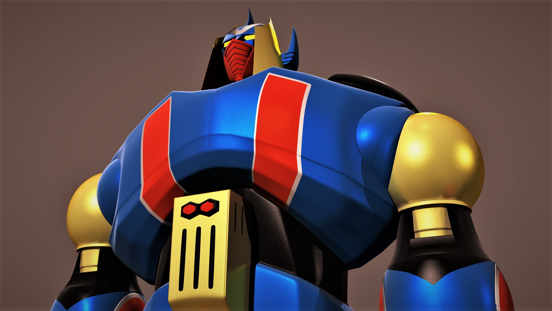 3D gakeen robot mighty model - TurboSquid 1304030