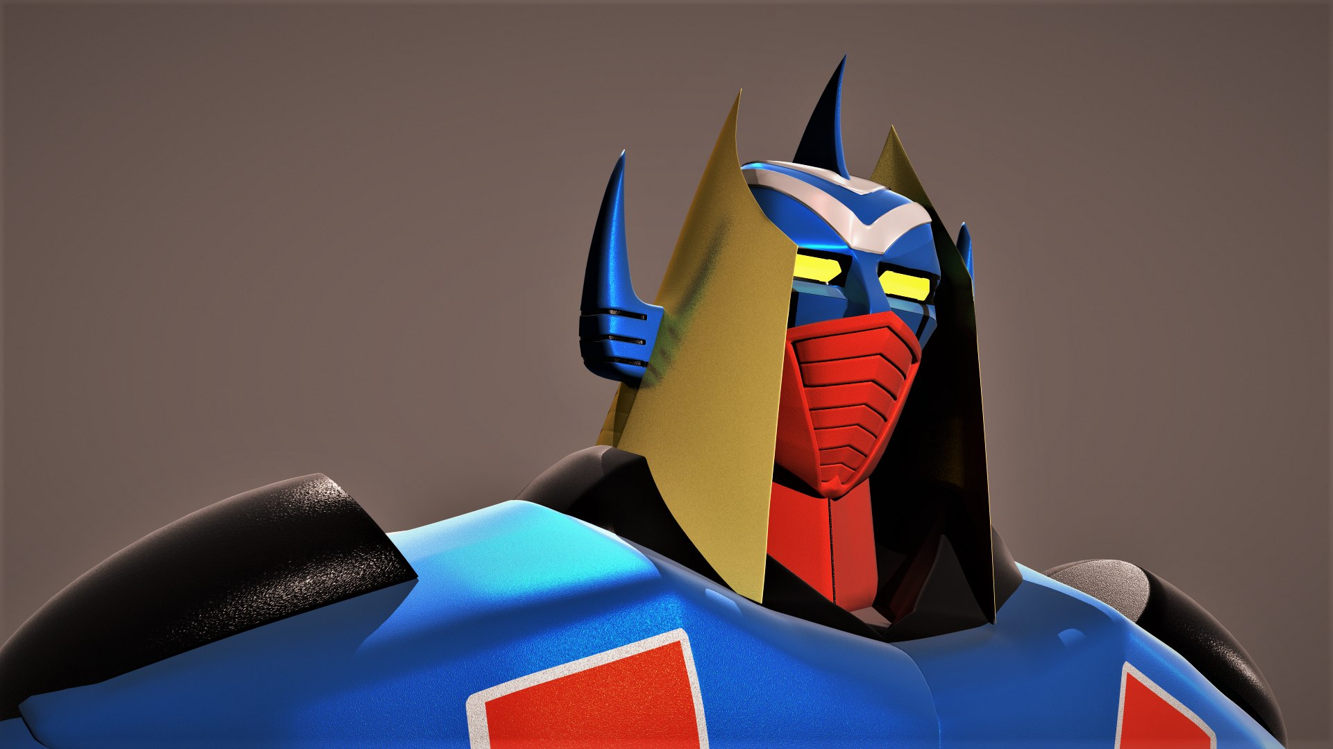 3D gakeen robot mighty model - TurboSquid 1304030