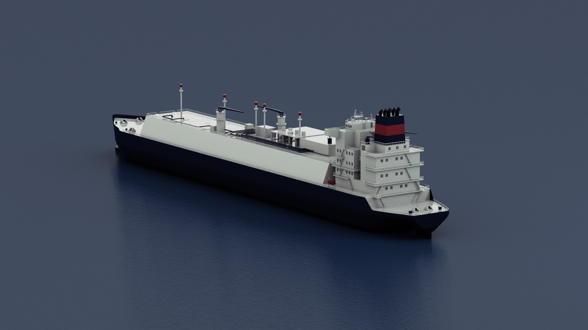 Lng Ship 3d C4d