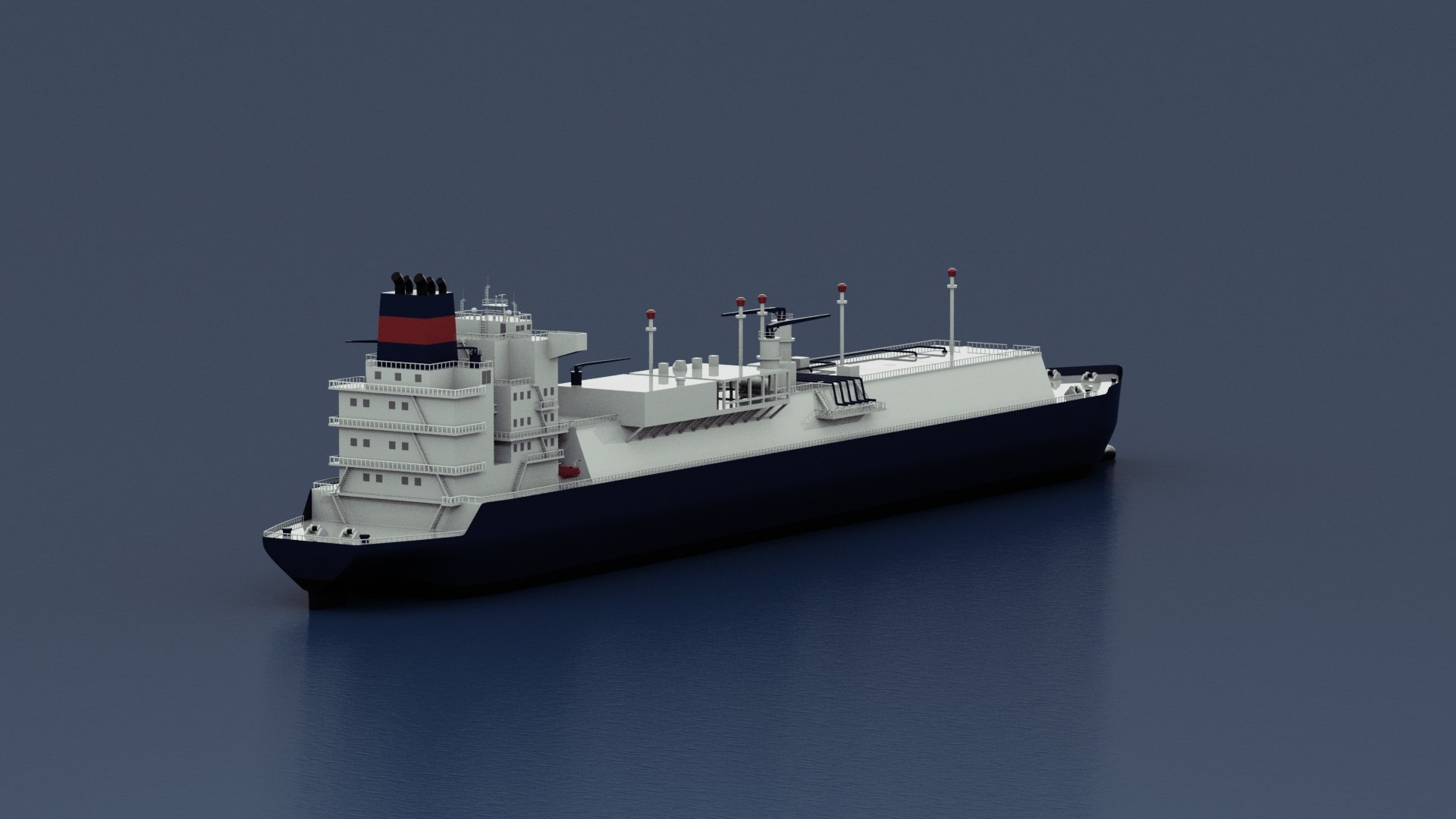 Lng Ship 3d C4d