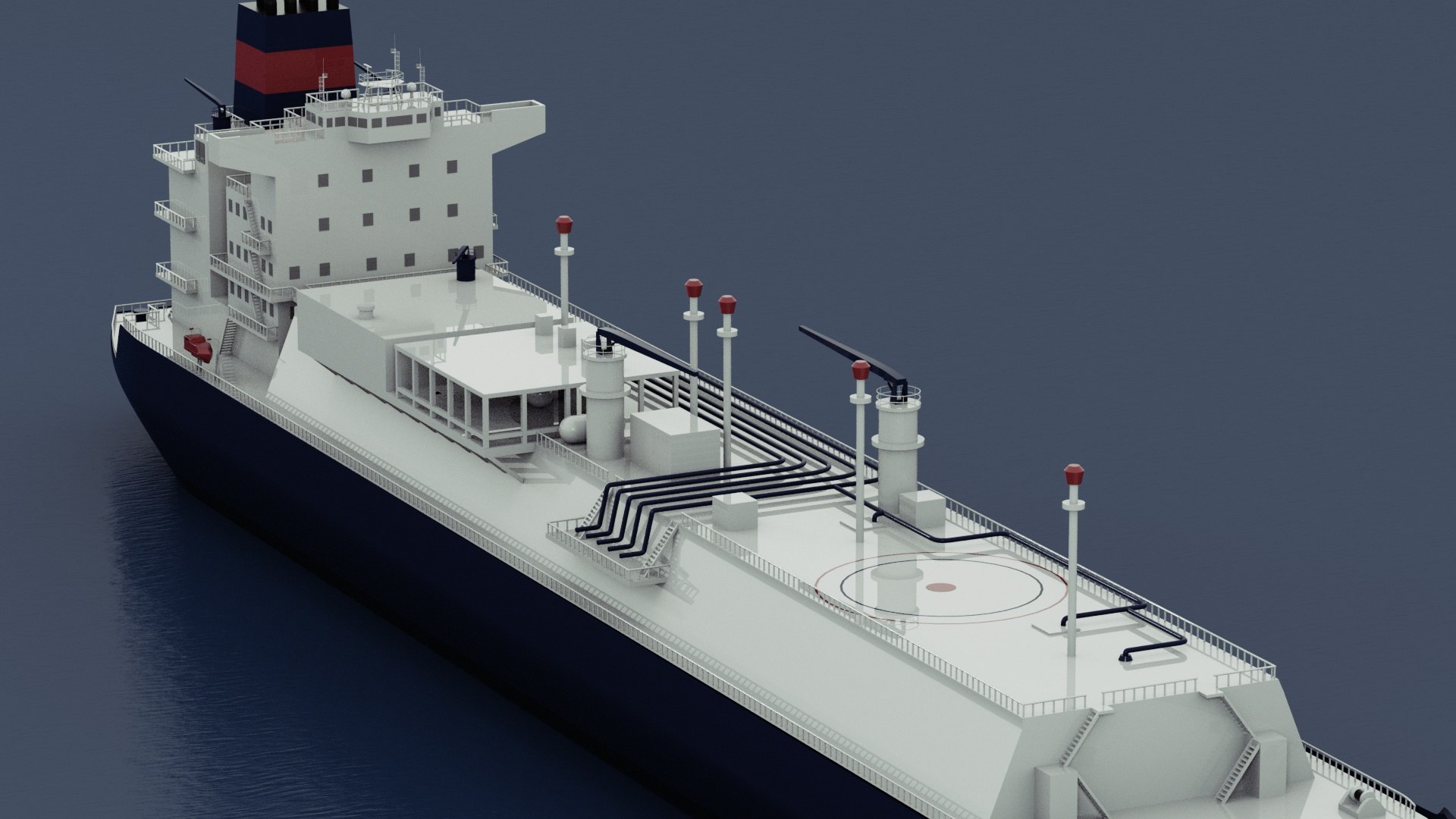 Lng Ship 3d C4d