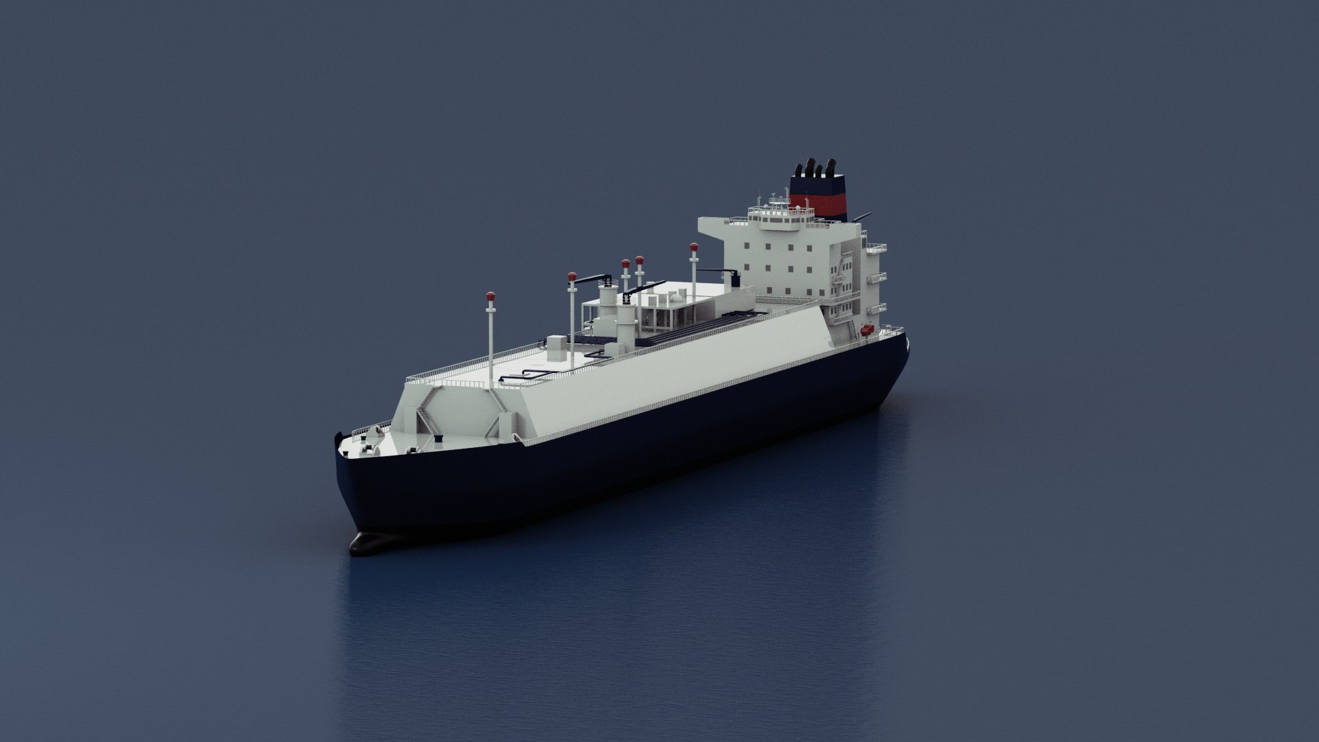Lng Ship 3d C4d