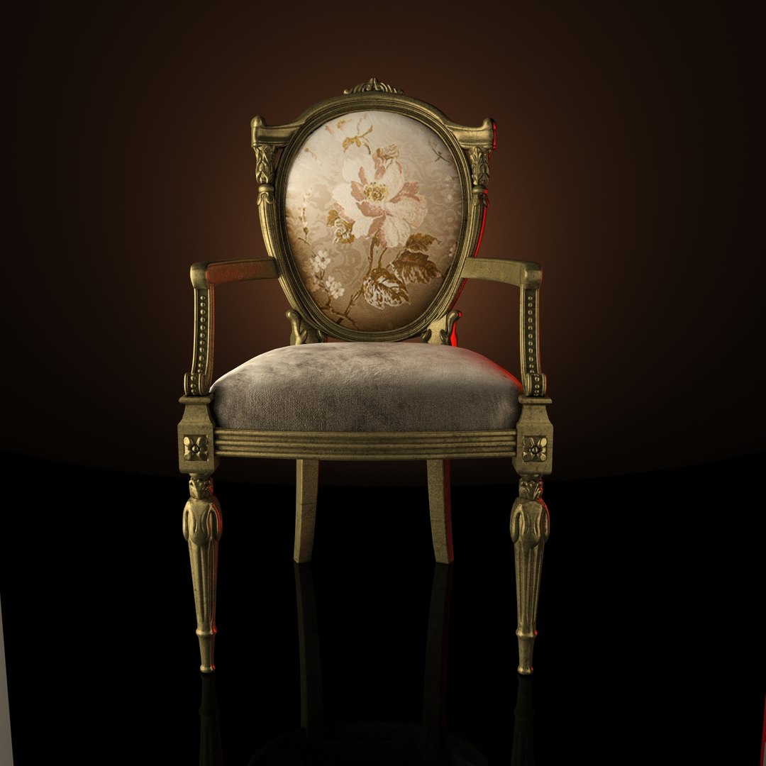 3d Model Classical Chair