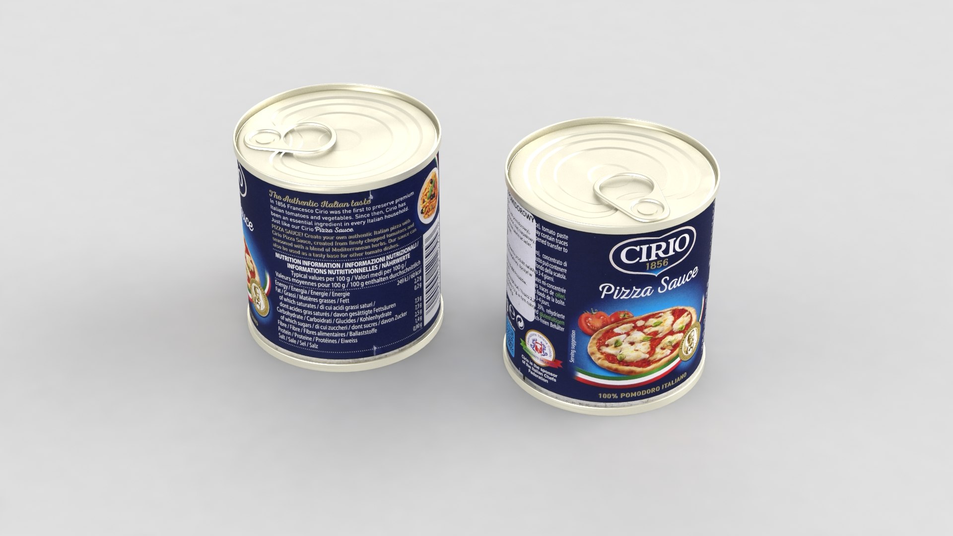 3D model Food Can Cirio Pizza Sauce 190g 2021-Max2012 - TurboSquid 1718367