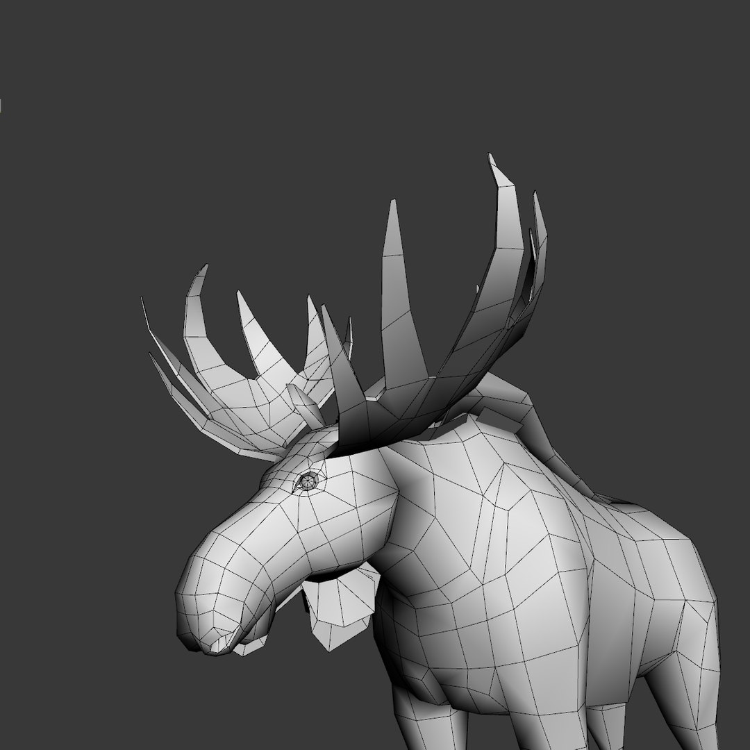 3d Model Of Moose