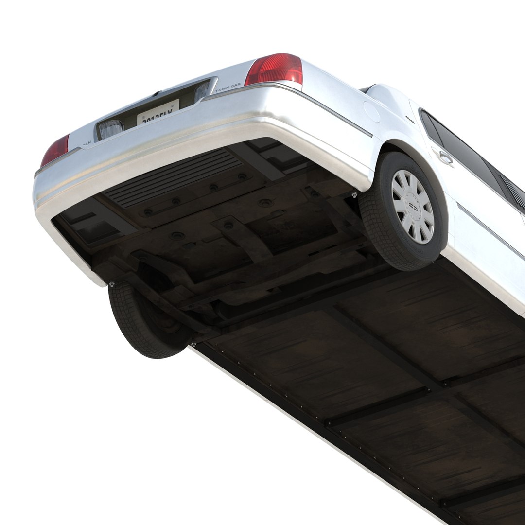 C4d Stretch Car Limousine White