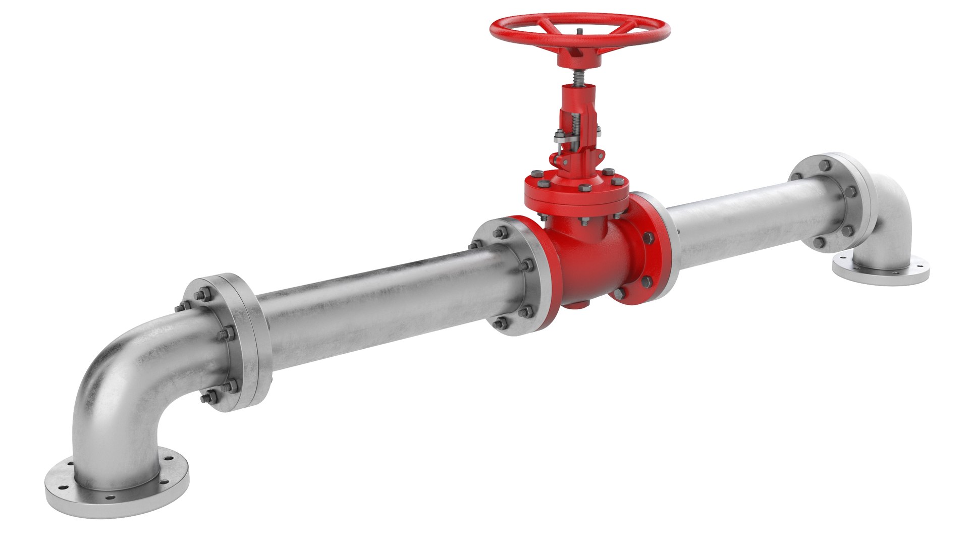 Industrial Pipes 3D Model - TurboSquid 2014003