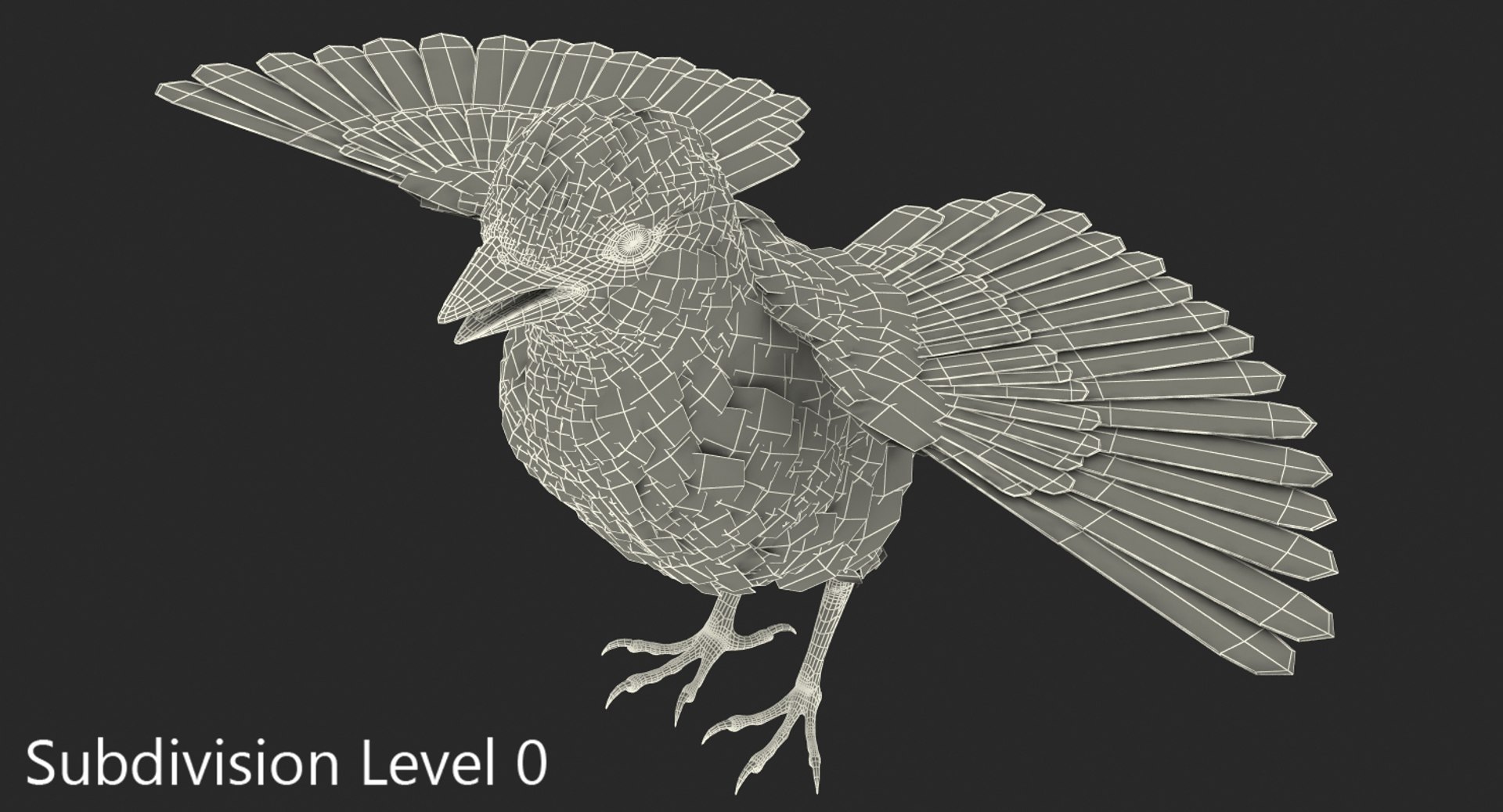 3D house sparrow rigged - TurboSquid 1383785