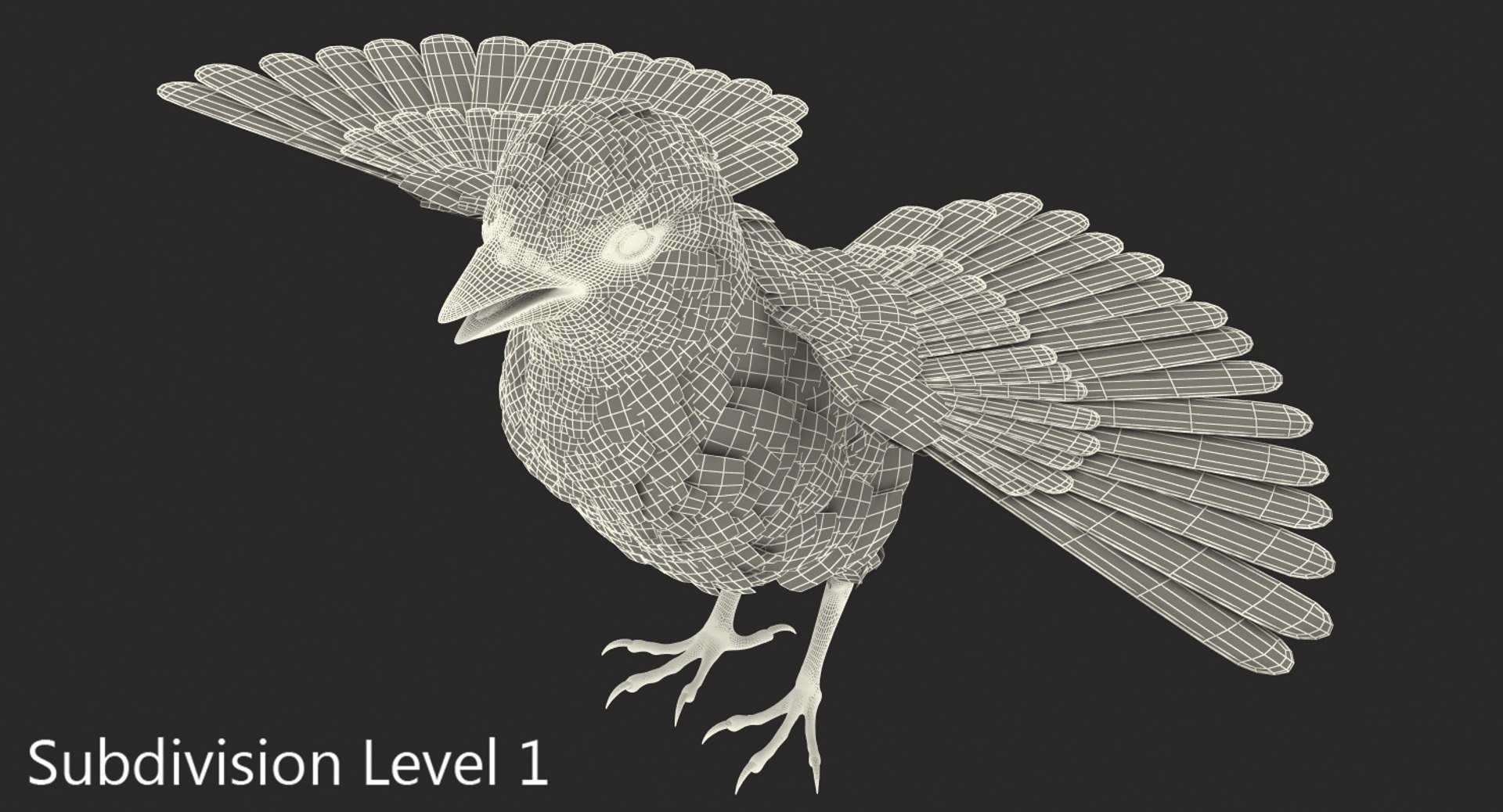 3D house sparrow rigged - TurboSquid 1383785