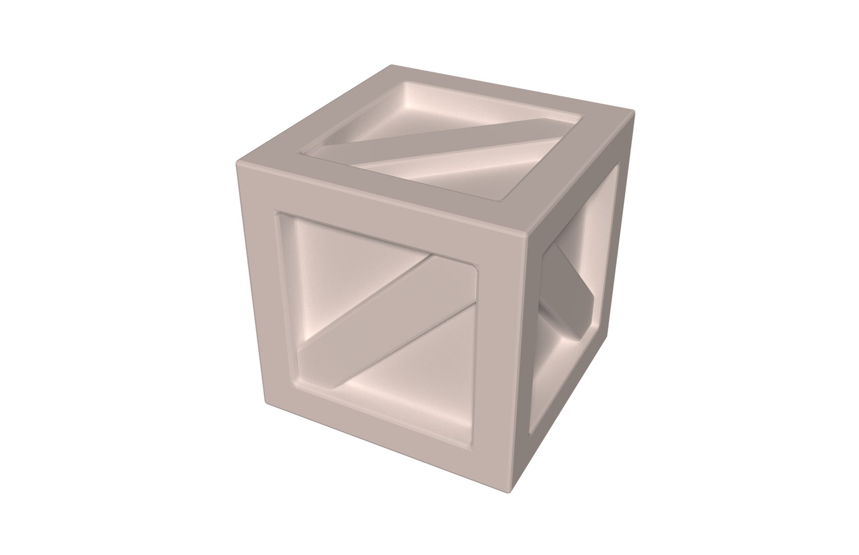 3D Simple Box Model - TurboSquid 1517561