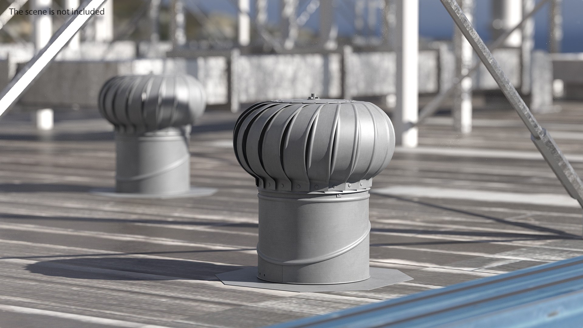 3D Roof Turbine Vent Model - TurboSquid 1509536