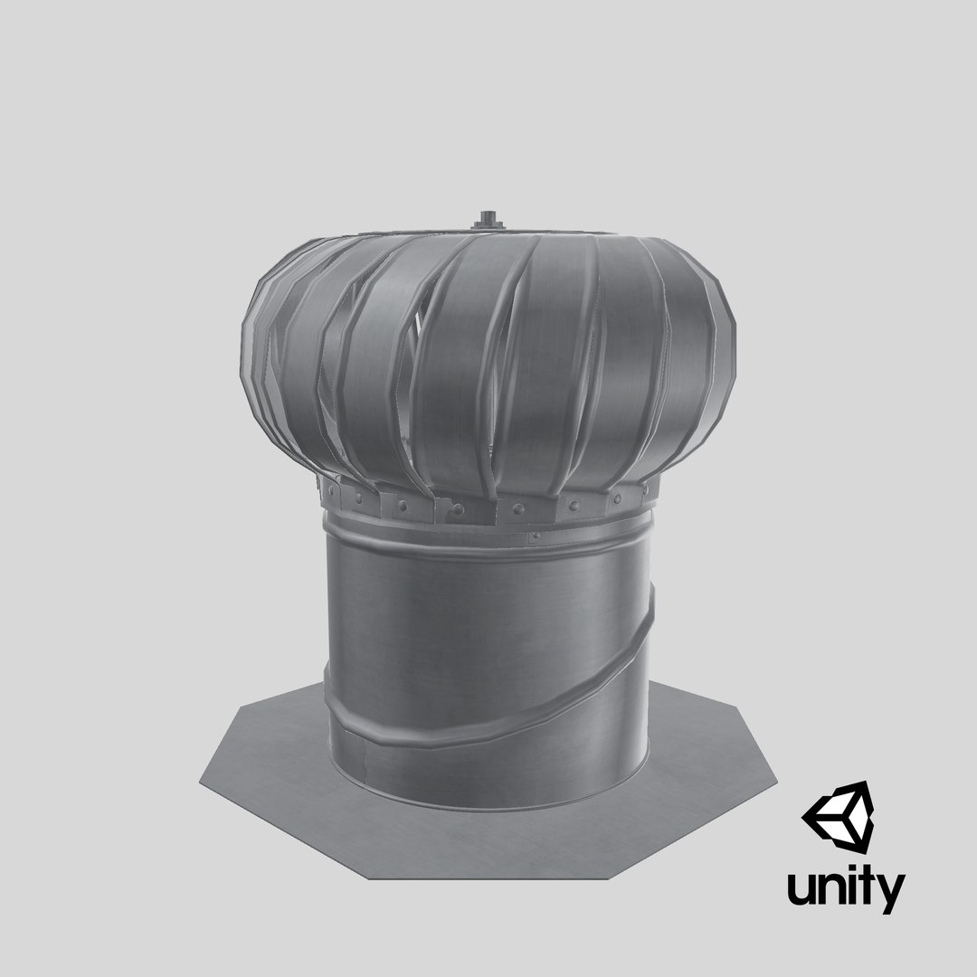 3D Roof Turbine Vent Model - TurboSquid 1509536