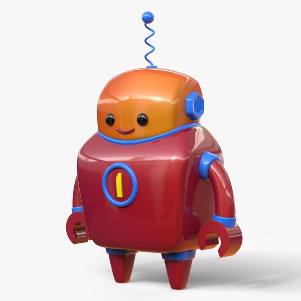 modelo 3d Robot Toy A (Boca Rigged) - TurboSquid 1039148