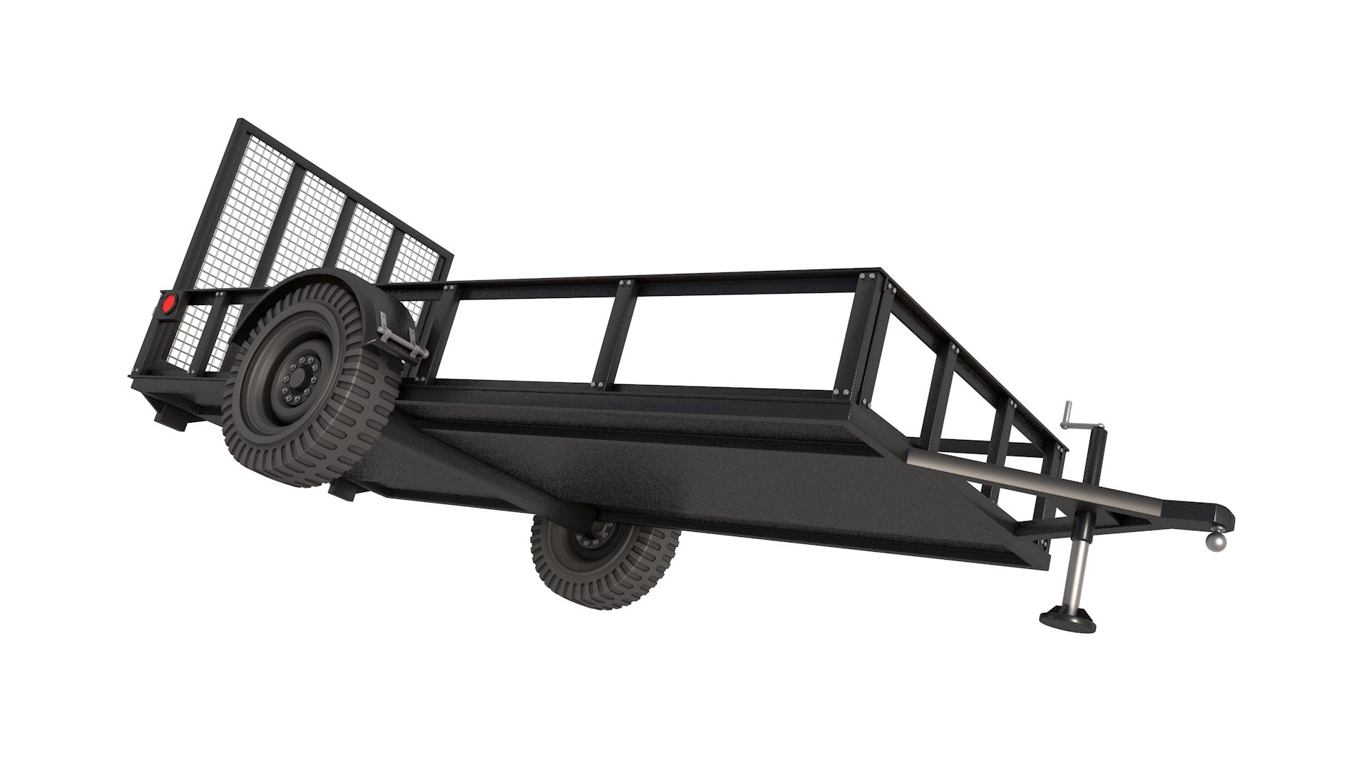 3D Cargo Trailer And Utility Trailer Collection Model - TurboSquid 2483413
