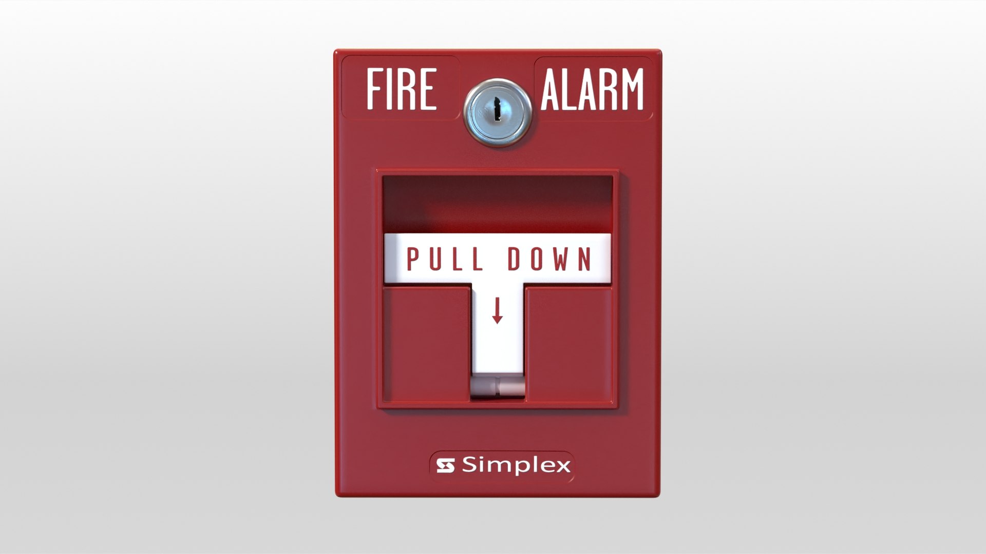 Realistic Alarm Button Model - TurboSquid 1473514