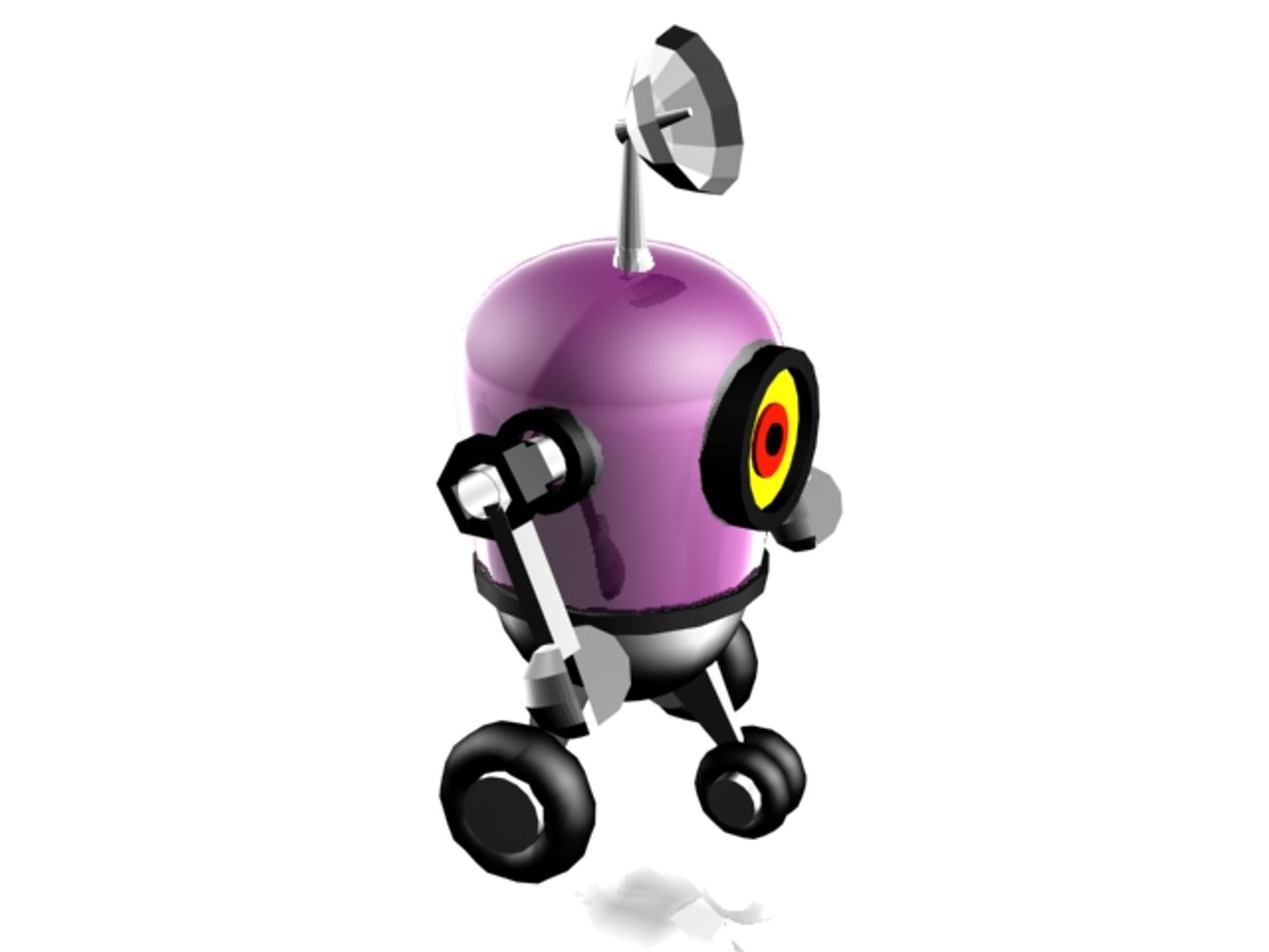robot 3d 3ds