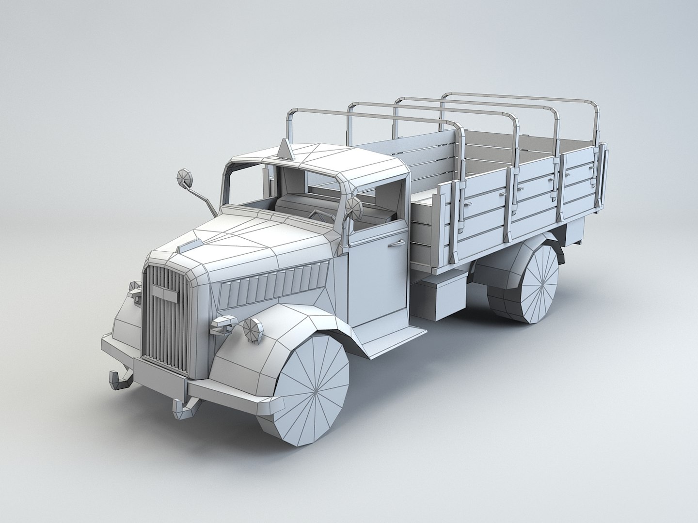 Opel blitz truck 3D model - TurboSquid 1269867
