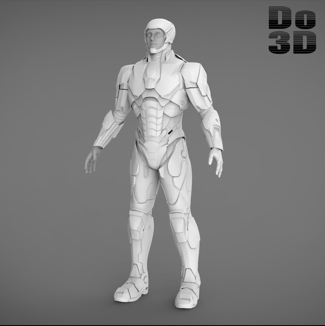 Robocop 2014 3d Model