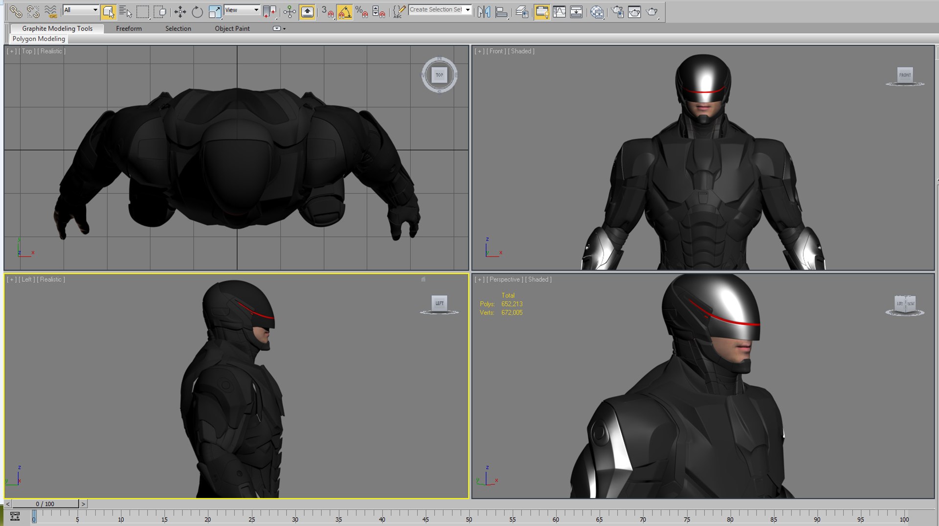 Robocop 2014 3d Model