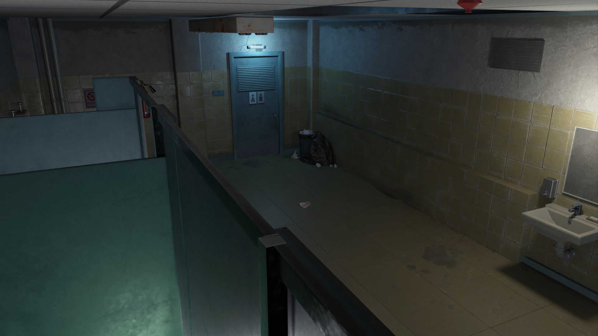 Toilet Scene 3D Model - TurboSquid 2227287