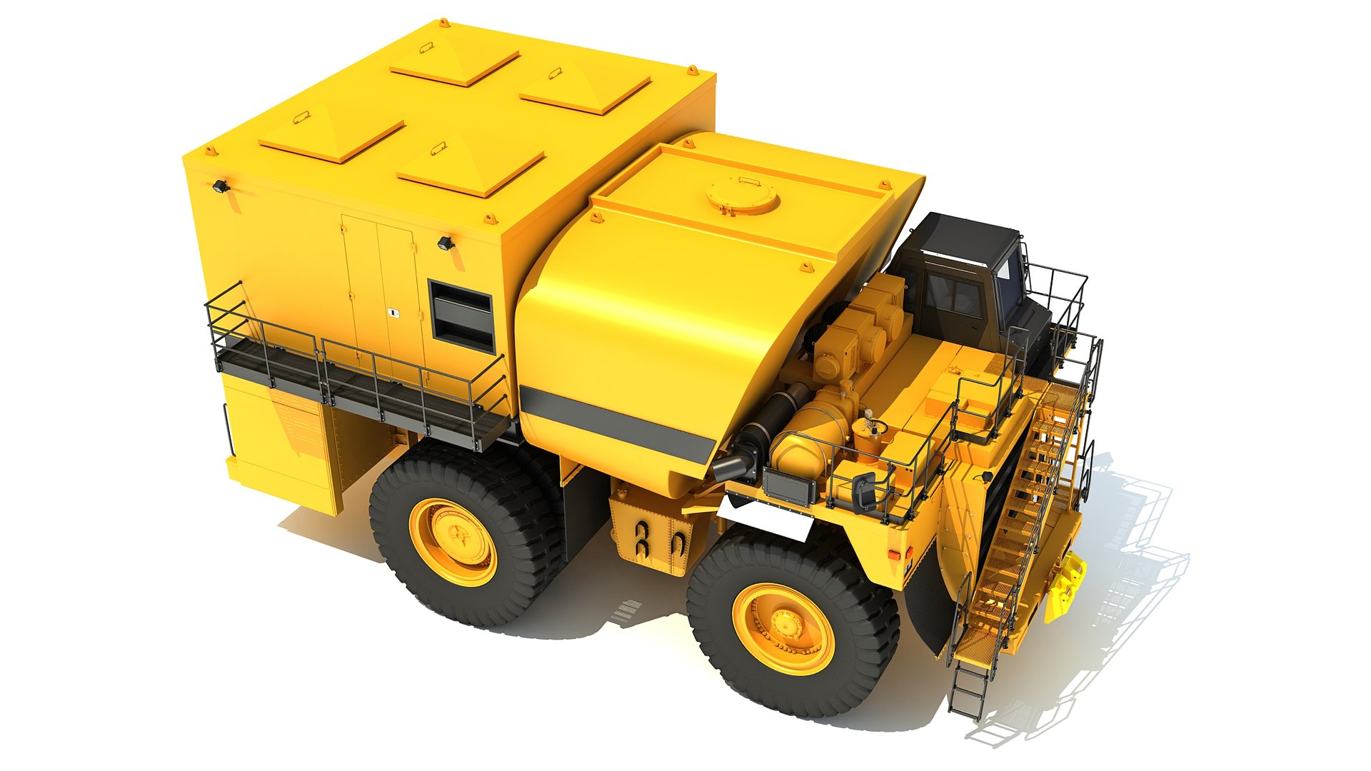 3D Model Fuel And Lube Truck - TurboSquid 1810769