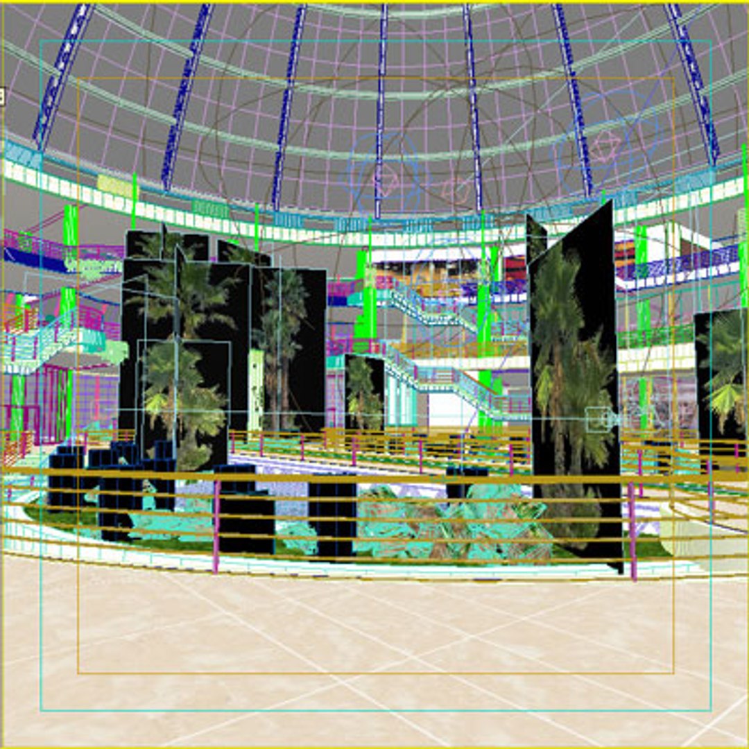 3d Atrium Hall Store