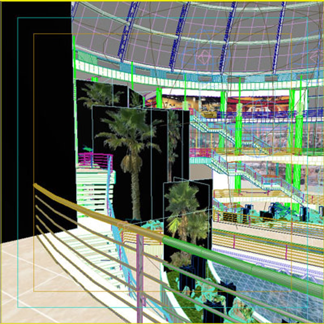 3d Atrium Hall Store