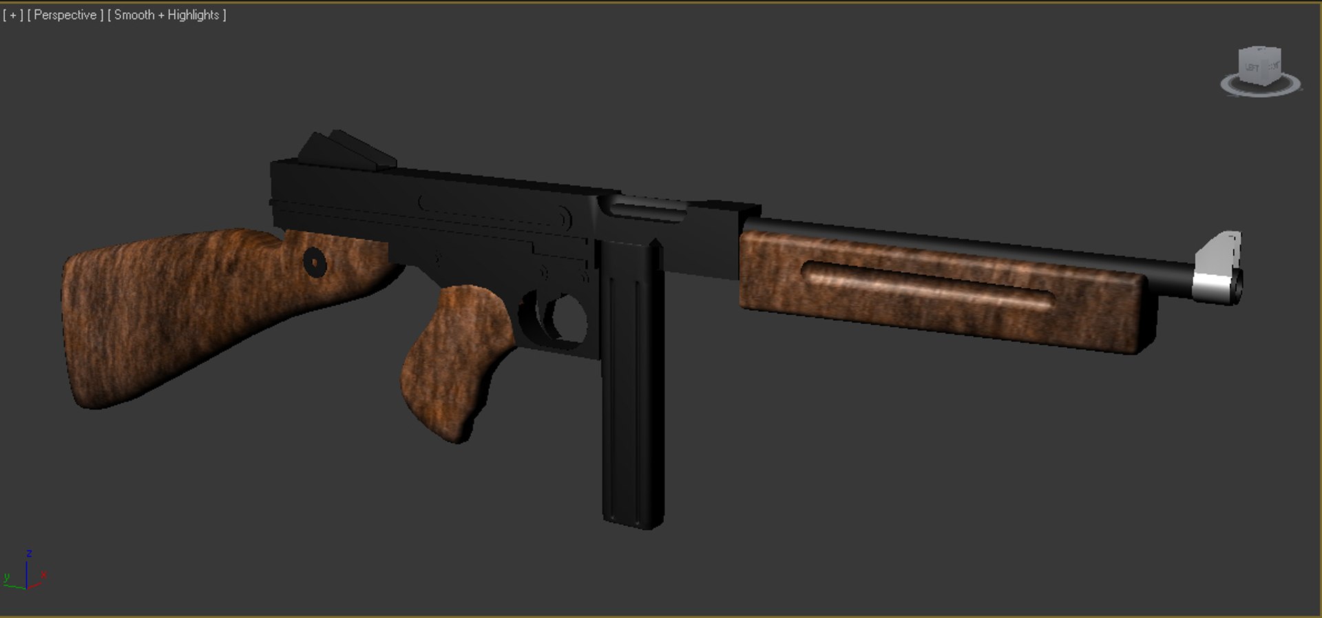 3d Model Of Tommy Gun