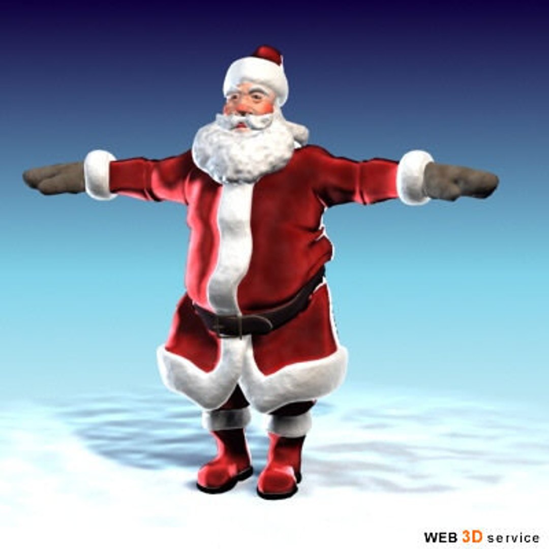 Santa Claus 3d Model